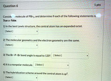 Pbr3 Molecular Geometry