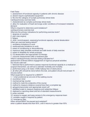 Pulmonary Function Chapter 9 Pulmonary Function Chapter 9 Diagnosis Or Evaluation Of Specific