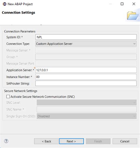 Create An Abap Project In Abap Development Tools Adt Sap Tutorials