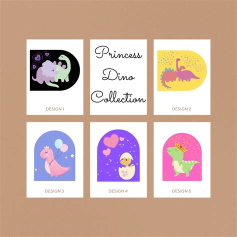 Princess Dino Omnipod Tattoo Collection Set Of 5 Omnipod Tattoo Omnipod Decal Etsy