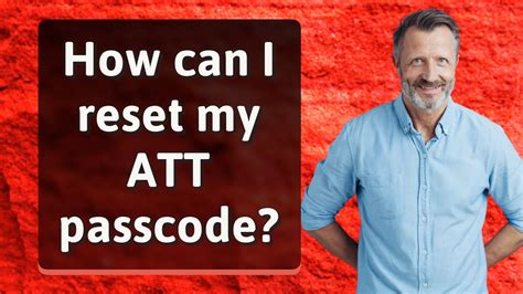 How Can I Reset My ATT Passcode YouTube
