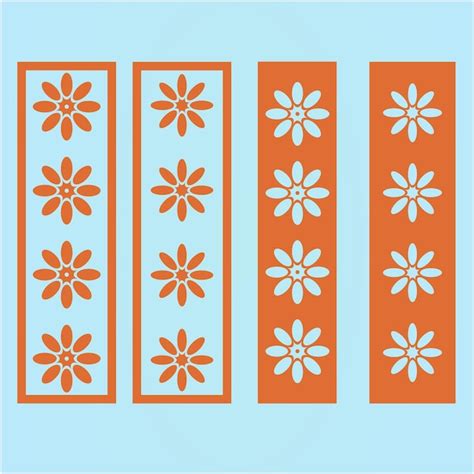 Premium Vector Floral Emboss Pattern Decorations Engraving And