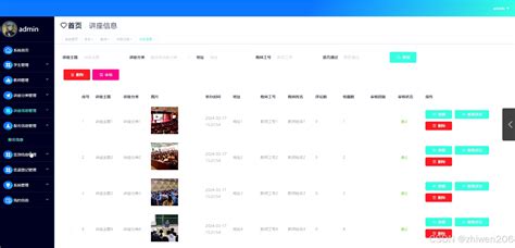 node js毕设贵工程讲座信息管理系统 论文 程序 csdn博客