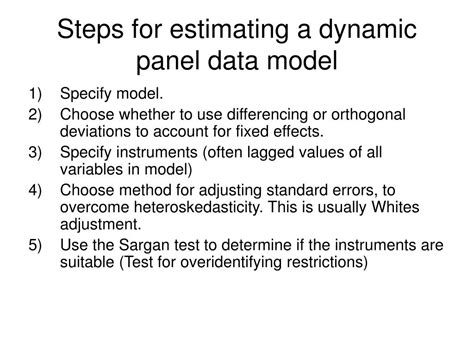 Ppt Panel Data Models Powerpoint Presentation Free Download Id257238