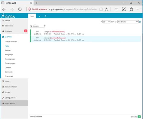 Add A New Host And Services To Be Monitored By Icinga 2