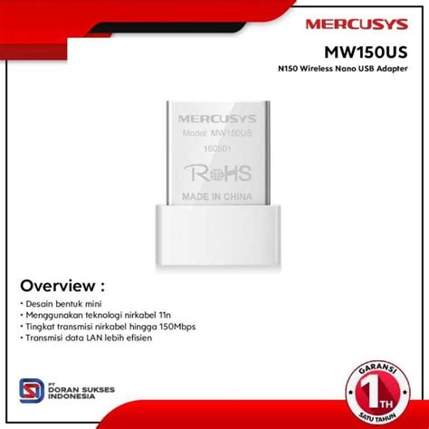 Jual Mercusys MW150US N150 Wireless Nano USB WiFi Adapter Di Seller Cck2303 Jl Mampang