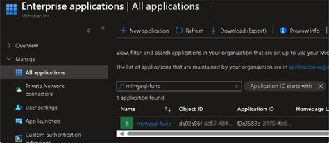 Use Microsoft Entra To Connect Azure Database For Mysql Via Function