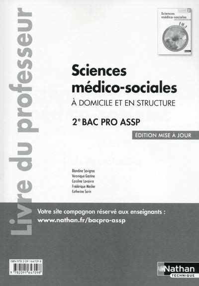 Sciences Médico Sociales Poch 2e Bac Pro Assp Option En Structure Et