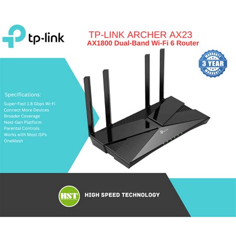 TP LINK Archer AX AX Dual Band Wi Fi Router Shopee Malaysia