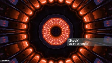 다채로운 네온 조명이있는 포털을 향한 미래 지향적 인 만화경 복도의 3d 렌더링 0명에 대한 스톡 사진 및 기타 이미지 0명 3차원 형태 검은색 Istock