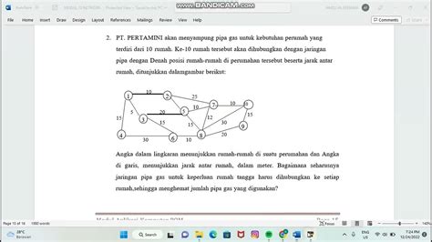 Pembahasan Networks Soal Nomer 2 Dengan Pom Qm Youtube