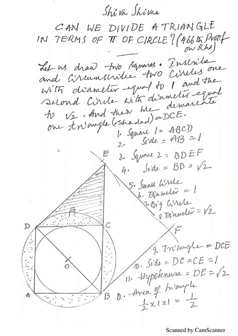 Pdf Can We Divide A Triangle In Terms Of Pi Of Circle 466th Proof On Rho