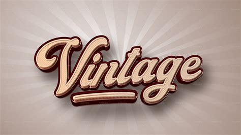 Vintage Text Effect Graphics Motion Array Vintage Text Effect Graphics Motion Array