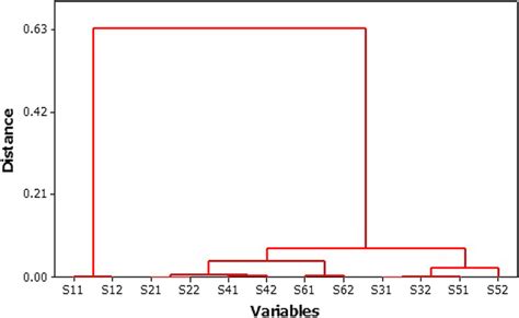 dendrogram showing reproducibility of masseter muscle activity