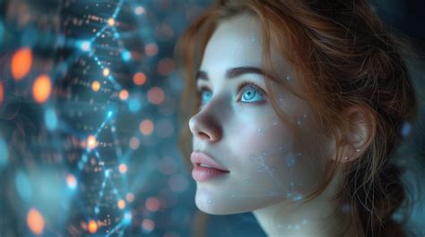 Premium Photo Future Interaction Woman With Neural Interface Device Explores Singularity