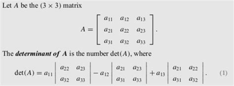 4 2 Determinants And The Eigenvalue Problem Flashcards Quizlet
