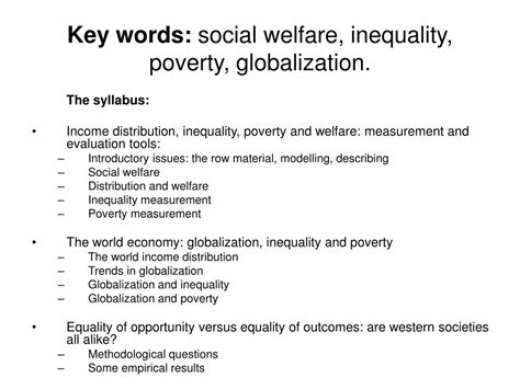 Ppt Globalization Inequality And Poverty Powerpoint Presentation Free Download Id 2996195