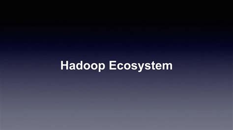 Bigdata From Zero To One Include Hadooppptx