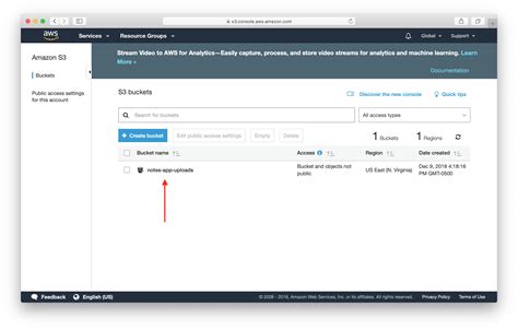 Create An S3 Bucket For File Uploads Serverless Stack