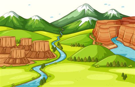 150 Landforms Stock Illustrations Royalty Free Vector Graphics And Clip
