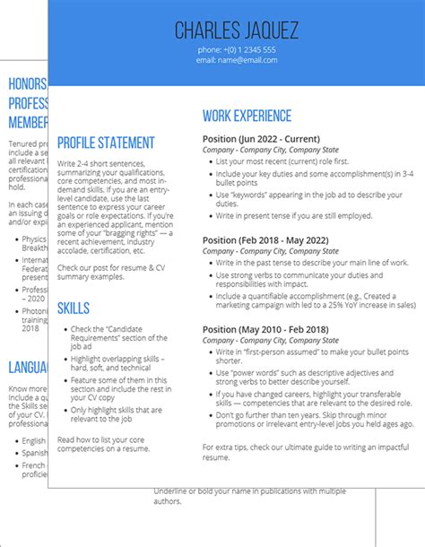 Cv Templates To Download Absolutely Free Freesumes