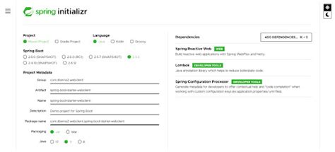 Spring Boot cómo crear un WebClient a través de un starter paso a paso