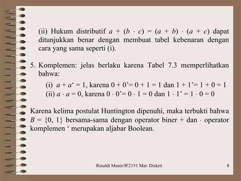 Aljabar Boolean Ppt