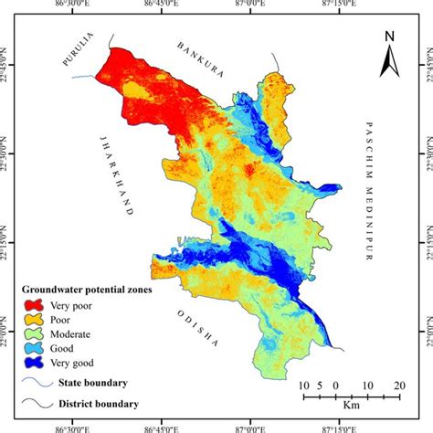 GPZ Map Of The Jhargram District Utilizing The AHP Approach Download