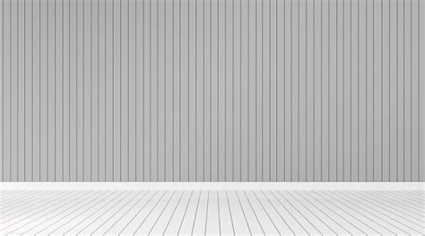판자 벽 흰색 라미네이트 바닥 밝은 회색 빈 방의 조롱 최소한의 인테리어의 관점 3d 렌더링 0명에 대한 스톡 사진 및 기타