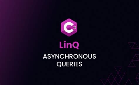 Asynchronous C Linq Queries With Parallel And Plinq