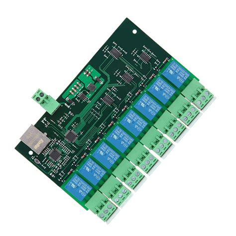Modbus Rtu 8 Canal 12v Relé Placa De Saída Módulo Interruptor Entrada