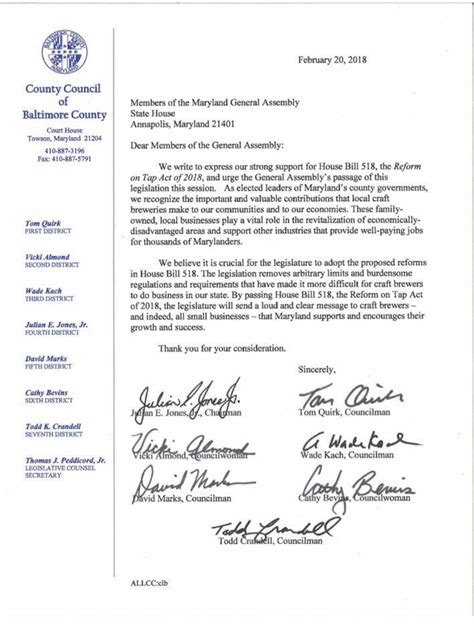 Cathy Bevins For Baltimore County Council Today All The Members Of