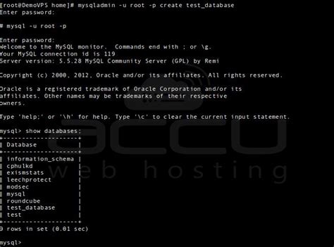 How To Administrate Mysql Server With Mysqladmin Commands Accuwebhosting