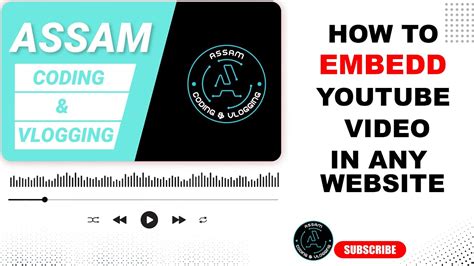 How To Embed Youtube Video In Any Website Using Html And Css