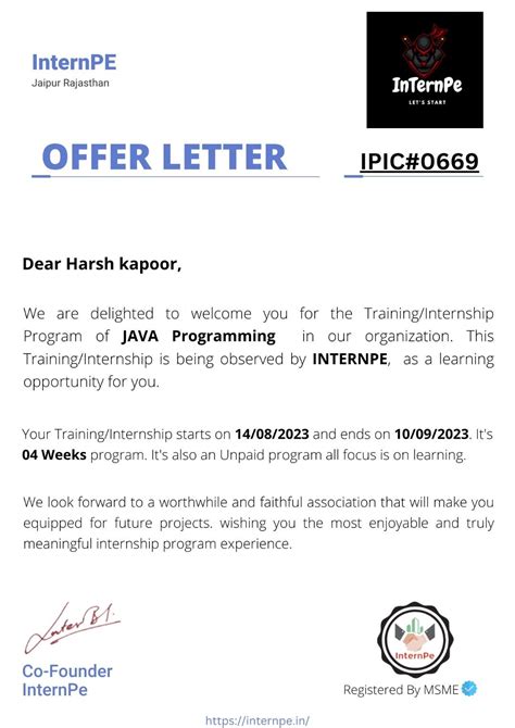 Internpe Internpe Javadeveloper Internpe Harsh Kapoor
