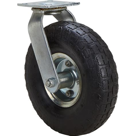Flat Free Caster — 10in Swivel Caster 300 499 Lbs Northern Tool Equipment