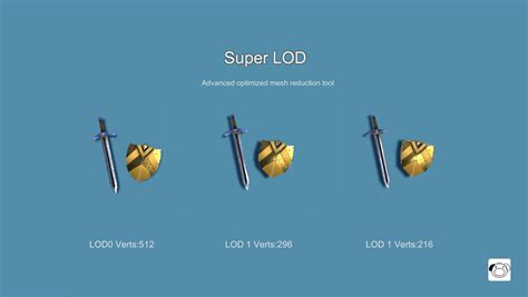 Artstation Super Lod Unity Tools Game Assets Artstation Super Lod Unity Tools Game Assets