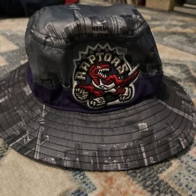 Toronto Raptors Hat New Era Side Pocket Nba Skyline Bucket Size Medium Ebay