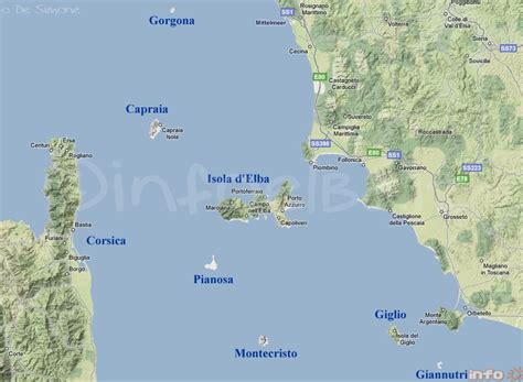 Isola D Elba Map At Isaac Macquarie Blog