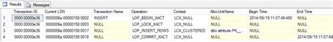 Reading The Sql Server Transaction Log