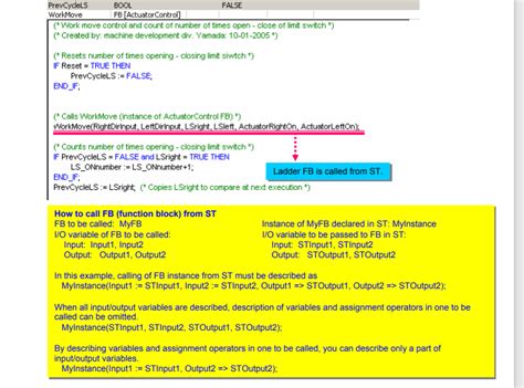 Omron Cx Programmer Call Functions From Structured Text