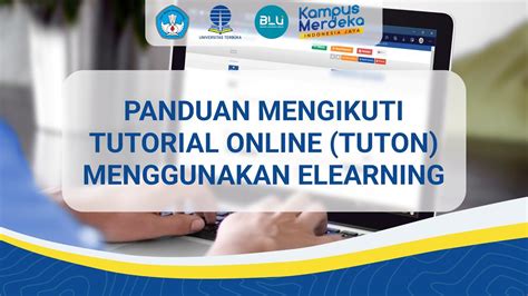 Panduan Mengikuti Tutorial Online Tuton Menggunakan Elearning Youtube