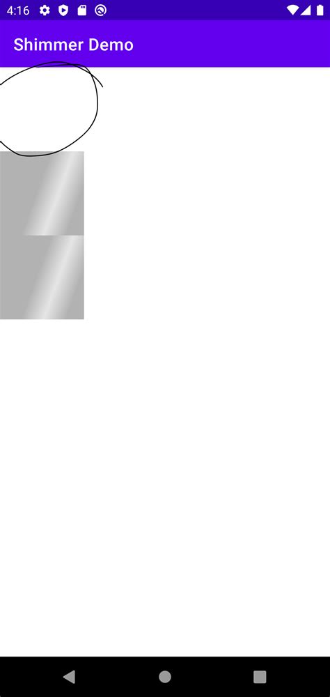 Shapeableimageview Cant Display Fb Shimmer With Glide Inside Shapeableimageview · Issue 2551