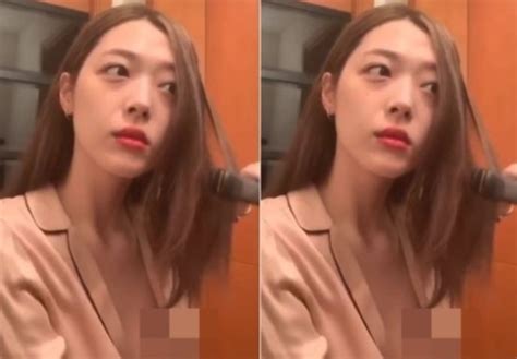 뉴스핌 설리 Sns 라이브 방송서 가슴 노출사고…계속되는 갑론을박