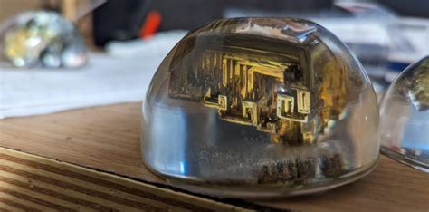 Resin Captured Bismuth Crystal R Bismuth