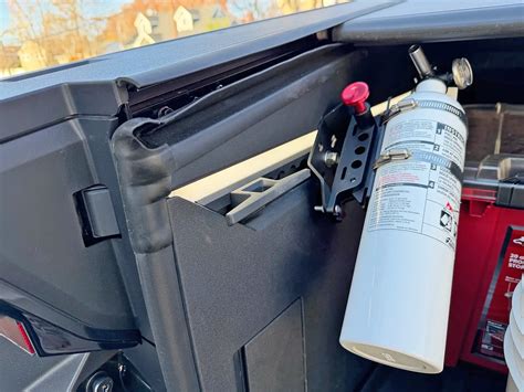L Track Mount For Fire Extinguisher In Bed Tesla Cybertruck Forum