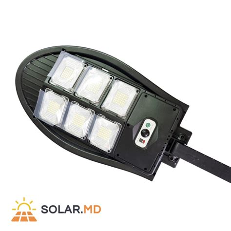 Уличный солнечный фонарь овальный с датчиком движения 6 Led Lense Solar Moldova