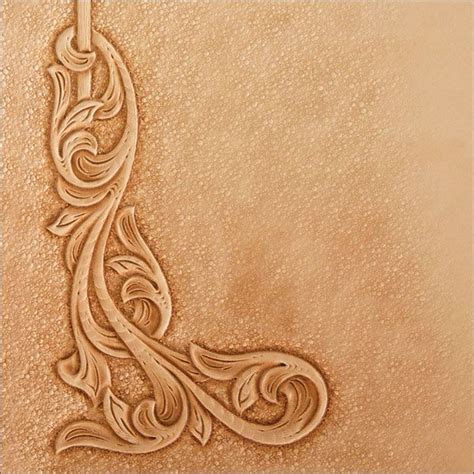 Traditional Corner Pattern Leather Working Patterns Leather Tooling Patterns Leather Carving
