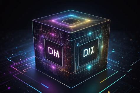 Premium Photo Big Data Cube Quantum Computer Server Concept