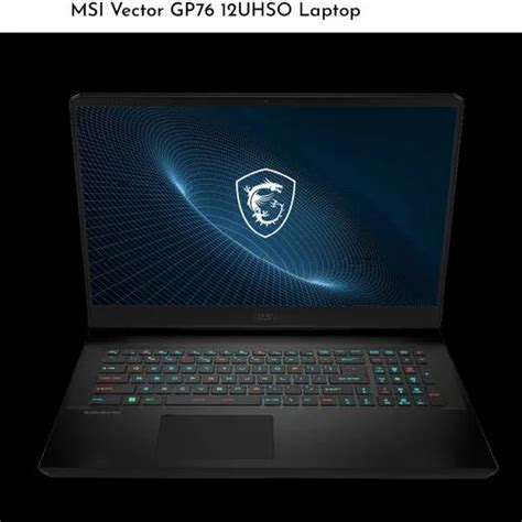 Msi Vector Gp76 12uhso Laptop At Rs 354990 Bengaluru Id 2852411531830